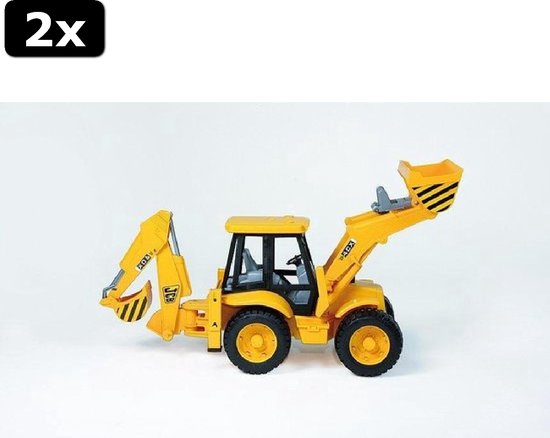 2x Bruder - JCB Backhoe Loader (2428) | bol.com