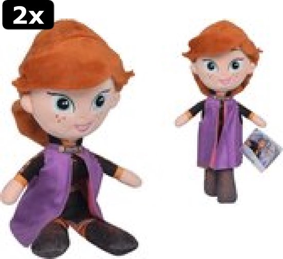 2x SIMBA DISNEY Mascot Anna Frozen II Frozen 25cm | bol