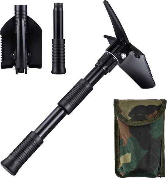 Mini-inklapbare schep, multifunctioneel, 40 cm, upgrade inklapbare ...