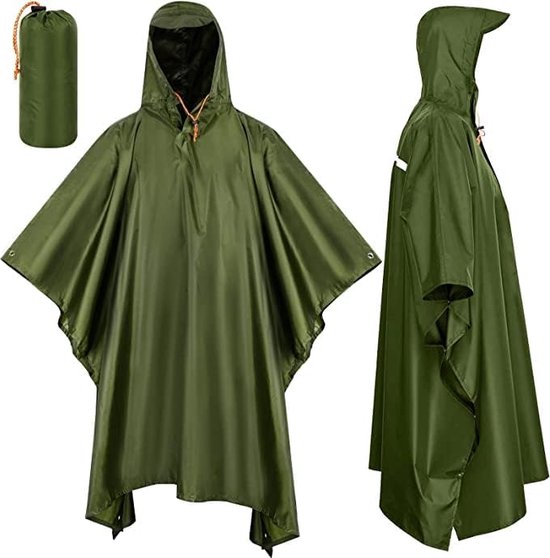 Regenponcho, waterdichte regenjas, regenjas met capuchon, voor dames en ...