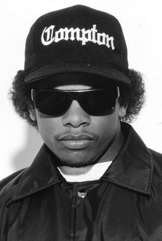 Eazy E Poster - Zwart Wit - Muziek - Rap - NWA - Muziek - Artiest ...