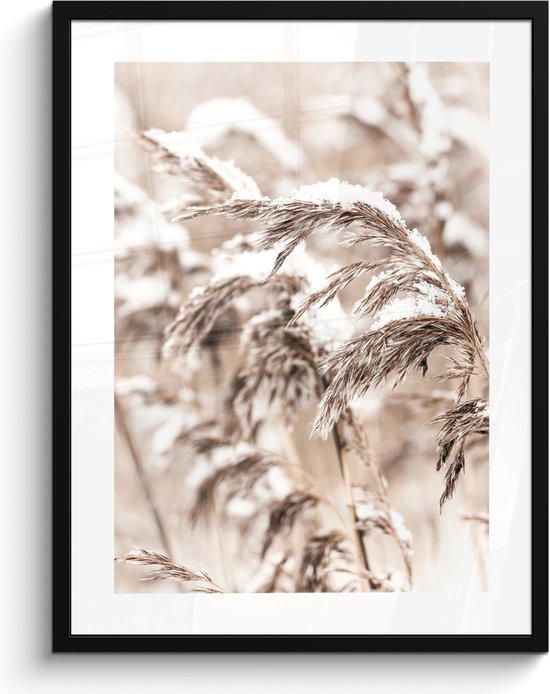 Fotolijst inclusief poster 60x80 cm - Winter natuur - Foto in kader ...