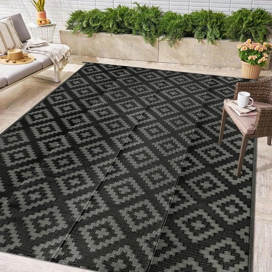 Outdoor tapijt voor patio Clearance, 150 x 245 cm, UV-bestendige ...
