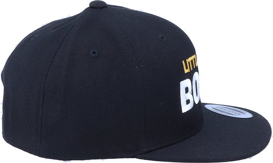 Hatstore- Kids Little Big Boss Black Snapback - Kiddo Cap Cap | bol