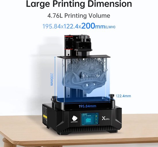 Resinprinter - 3D Printers - Resin - 4.7Ltr - 3D Printer Voor Beginners ...