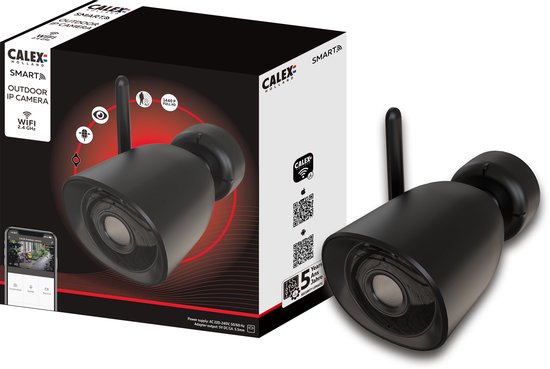 Calex Beveiligingscamera voor Buiten - Wifi IP Camera 2K - Slimme ...