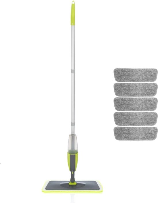 Dweil - Dwijl Met Sproeisysteem - Mop - 360° - Dweilsysteem - Dweilset ...