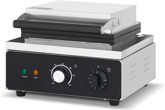 HCB® - Professioneel horeca Wafelijzer met timer - hartjes - 230V ...
