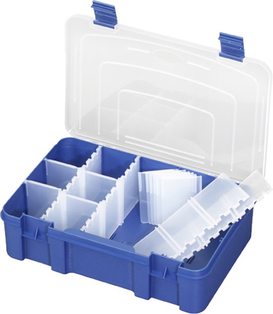 Panaro Tackle Box 197 w/ Adjustable Compartments (1-9) - Blue ...