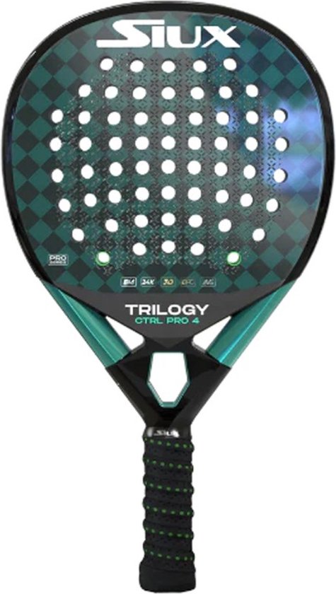 Siux Trilogy Control Pro 4 - 24K (Rond) - 2024 padel racket | bol