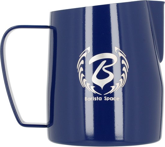 Barista Space - 450 ml Teflon Blue Milk Jug (pitcher / opschuim ...