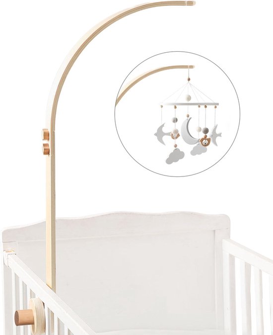 Mobiele houder van hout voor babybed, babybed, belhouder, mobiele ...