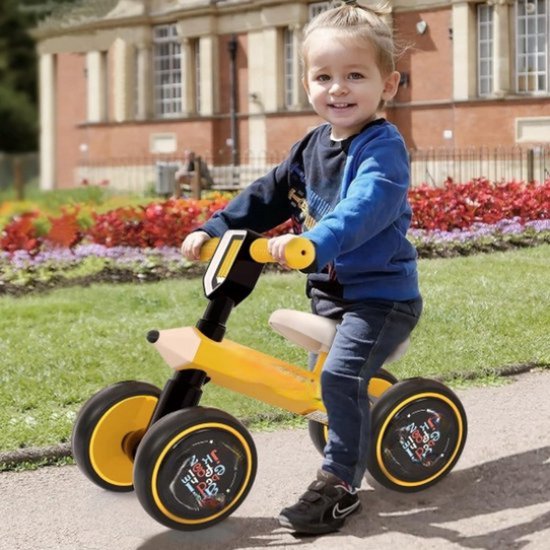 Loopfiets 1 Jaar Met Duwstok - Loopwagen 1 Jaar | bol