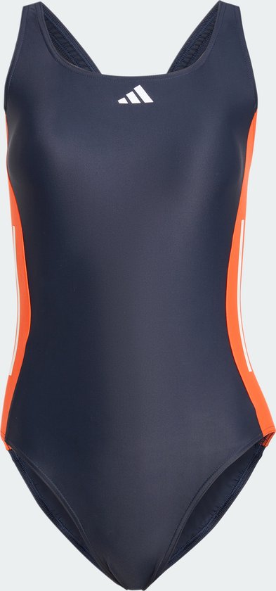 adidas Performance 3-Stripes Colorblock Badpak - Dames - Blauw- 34 | bol