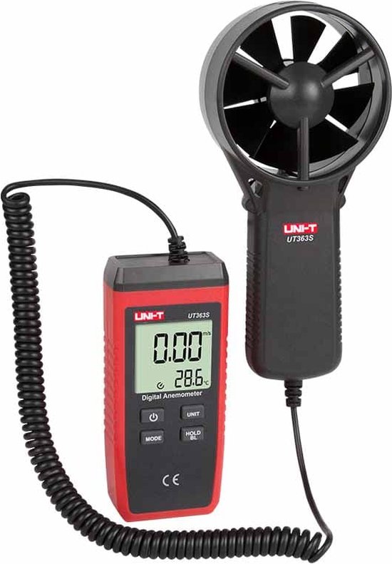 UNI-T UT363S professionele digitale anemometer windmeter voor ...