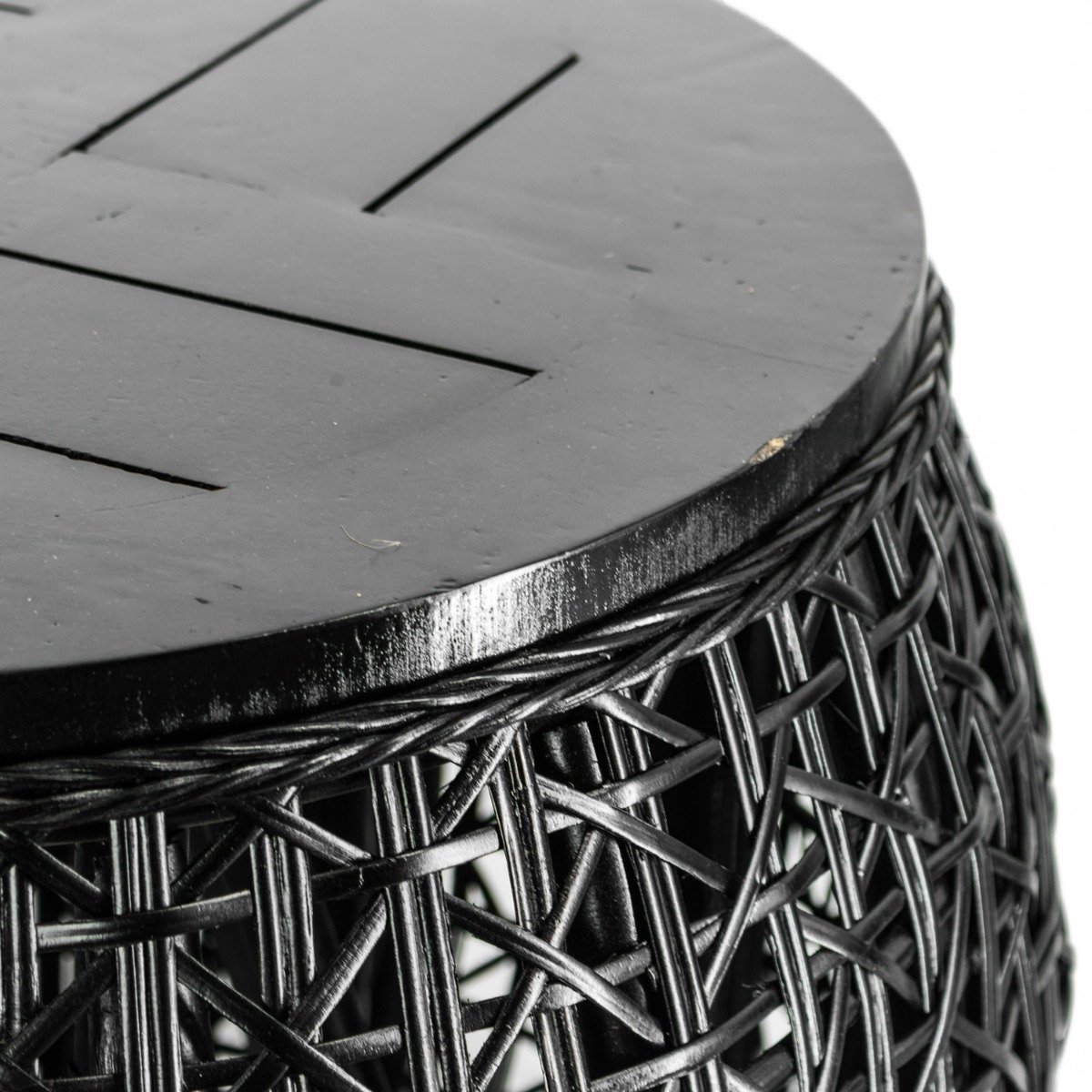 Rotan tafeltje zwart | bol.com