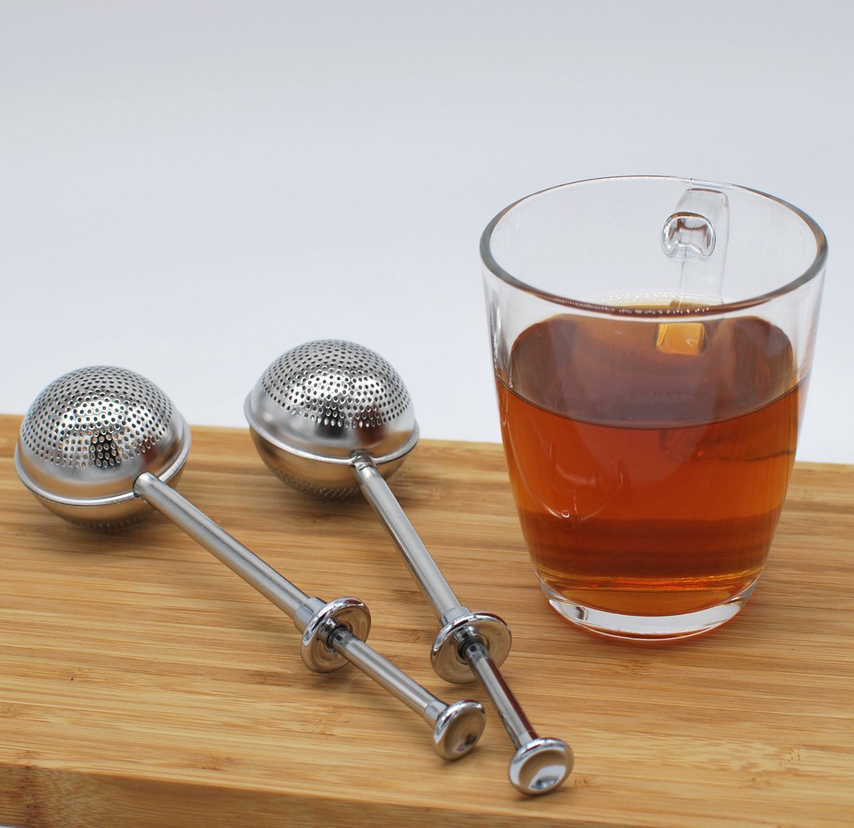 Blended Lifestyle® Theezeef met veer - Set van 2 - inclusief ...