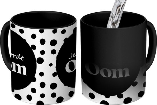 Magische Mok - 275 ML - Koffiebeker Zwart-Wit - Mokken - Koffiemok - Koffietassen -... | bol