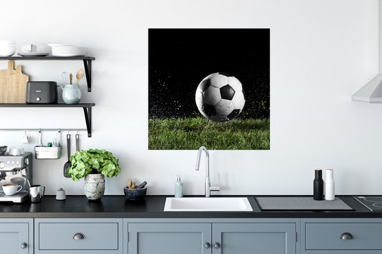 Poster - Voetbal - Sport - Gras - Fotoposter - Muurposter - Woonkamer decoratie -... | bol