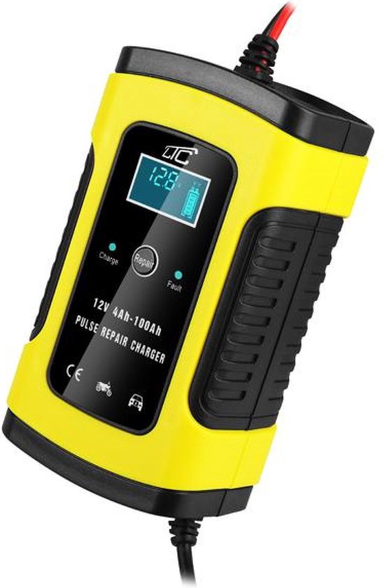 LTC - Auto batterijlader Druppellader - 12V 6A Batterijen Lcd-scherm ...