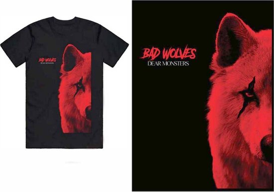 Bad Wolves Heren Tshirt -M- Dear Monsters Zwart | bol.com