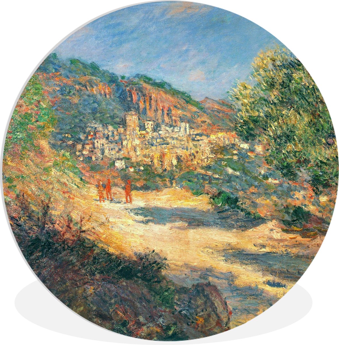 Wall Circle - Indoor Wall Circle - La route de Monte Carlo - Peinture ...