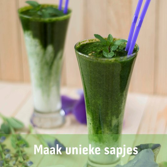 Sieham Slowjuicer - Verse Fruit Smoothies en Groente sapjes - Verticaal ...