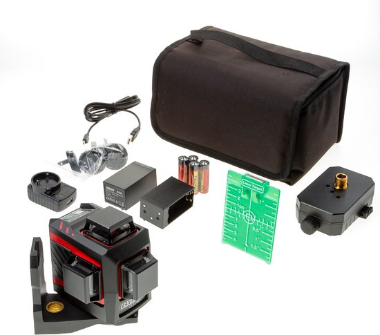 Levelfix CCL260G 3D Lijnlaser 3x360° - Groen - 40m | bol.com