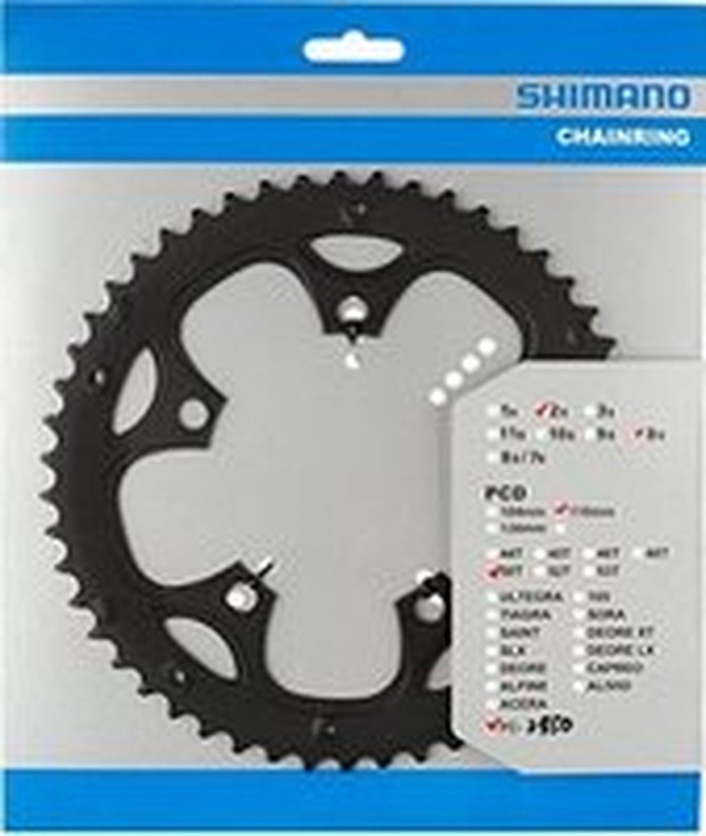 Shimano Kettingblad FC-R563 50T-D 10S 130 mm zwart | bol.com