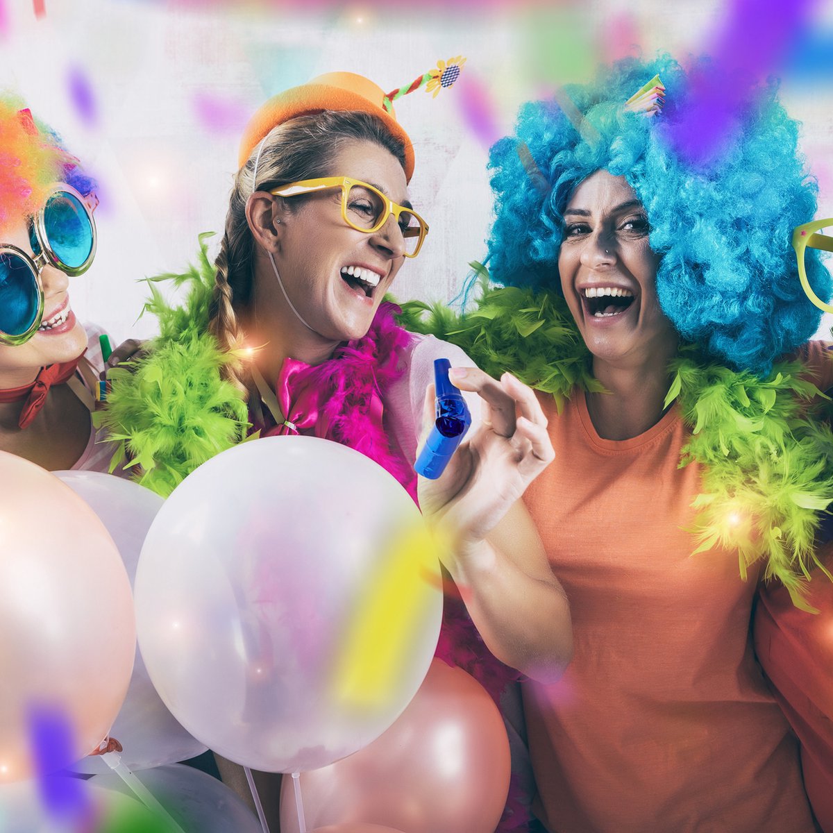 Relaxdays 50x roltongen feest toeter - zilveren feesttoeter - roltoeter ...