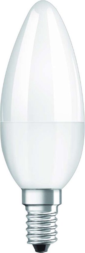 Osram Classic LED E14 Kaars Mat 4.9W 470lm - 827 Zeer Warm Wit | Dimbaar - Vervangt 40W. | bol.com
