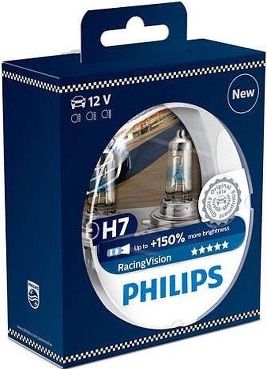 Philips Racing Vision H7 - set à 2 stuks | bol.com