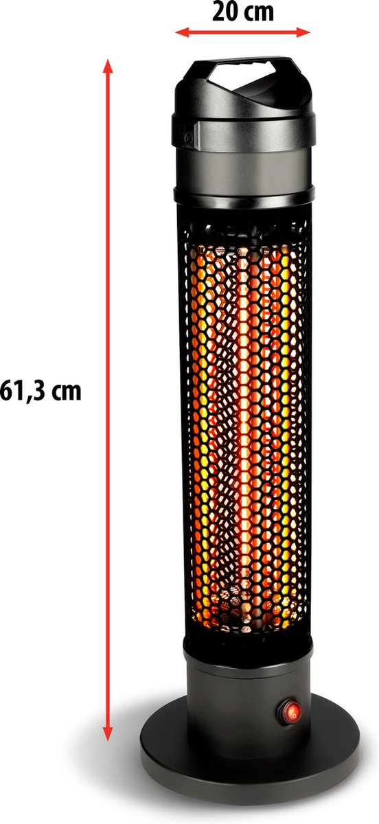 alpina Heater Terrasverwarmer - Infrarood Verwarming - IP44 ...