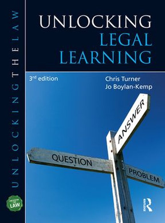 Unlocking Legal Learning, Third Edition (ebook), Chris Turner ...