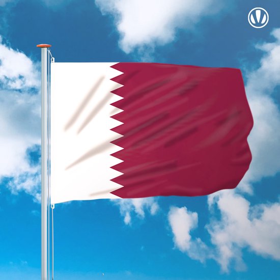 Vlag Qatar 150x225cm - Spunpoly | bol