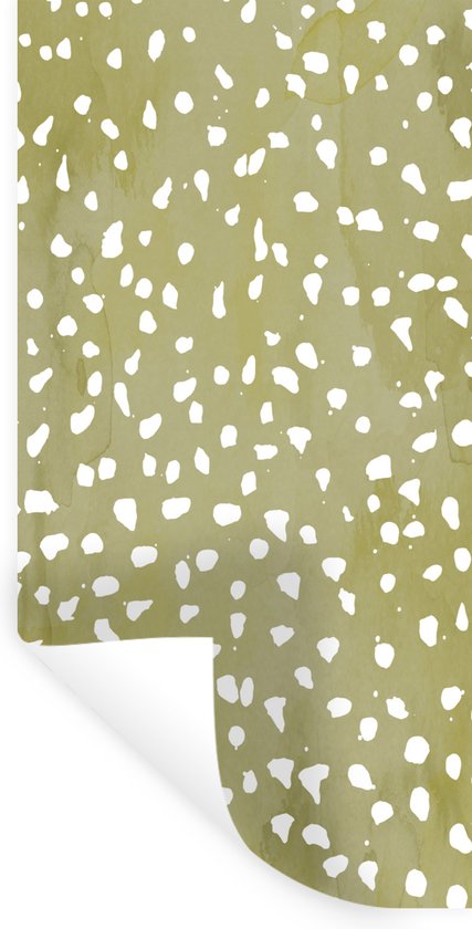 Muurstickers - Sticker Folie - Stippen - Wit - Groen - 20x40 cm ...