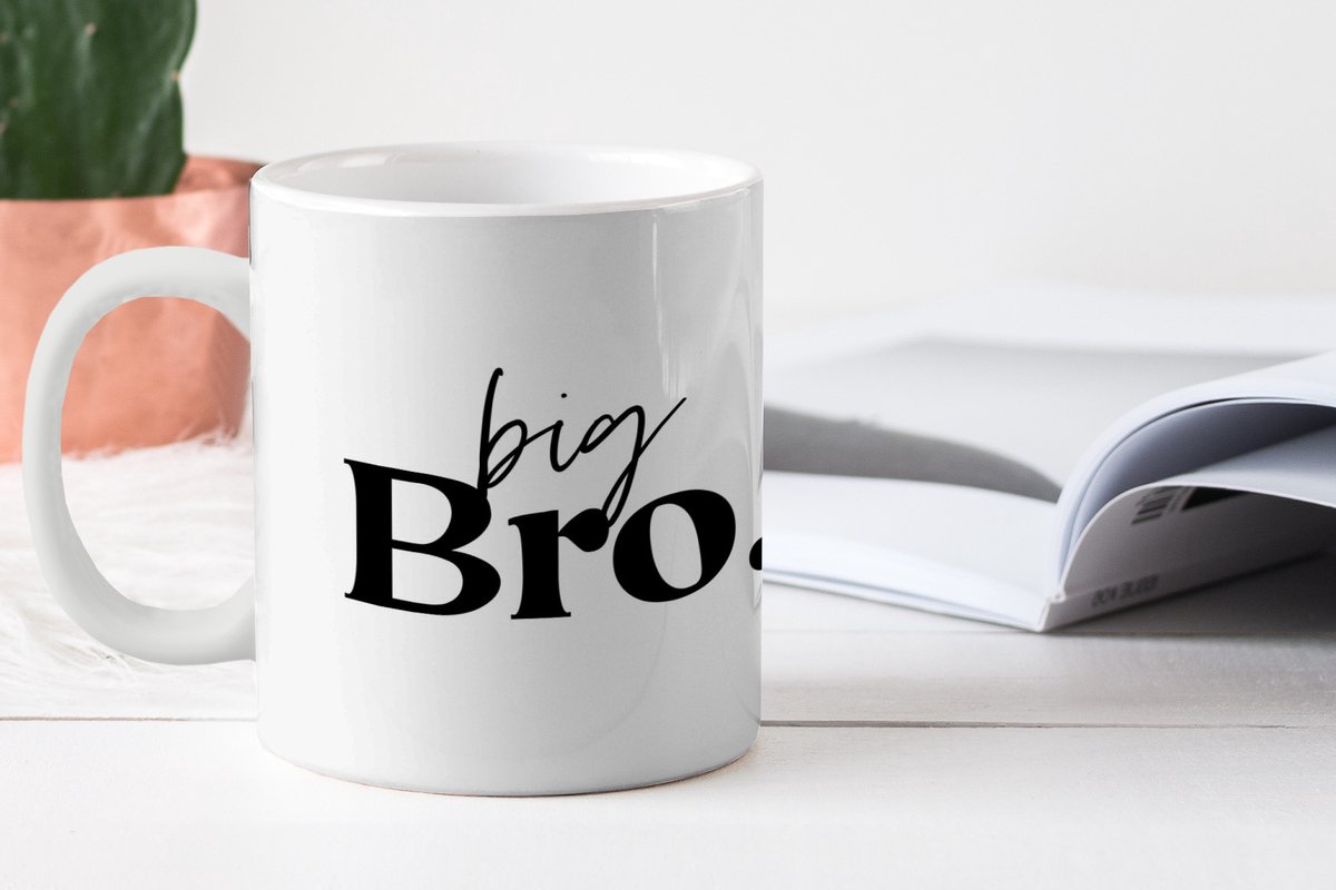 Mok - Koffiemok - Grote broer - Big bro - Quotes - Spreuken - Broer ...