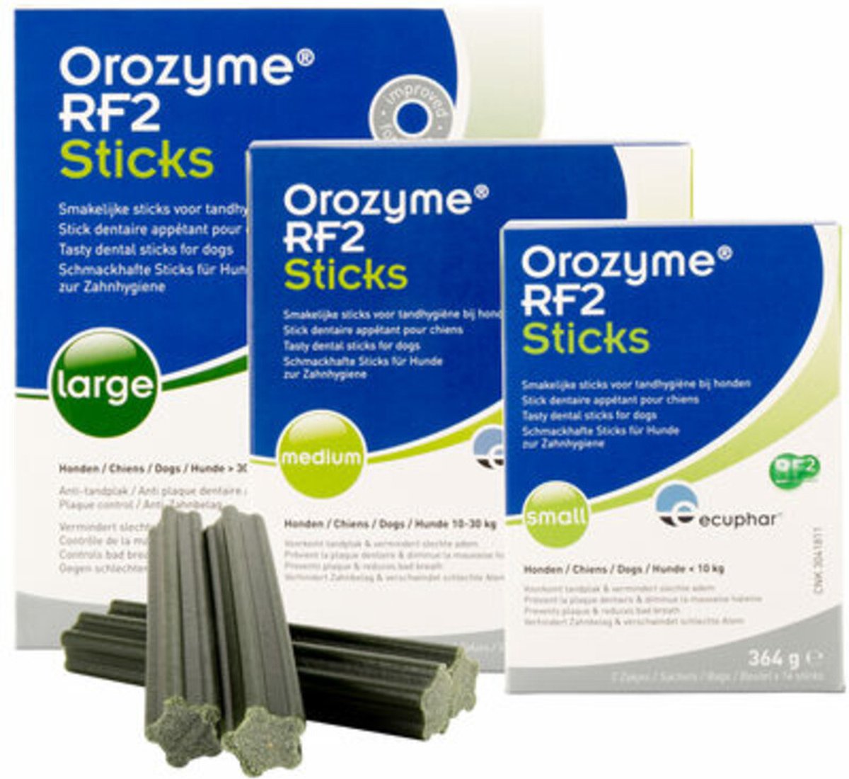 Orozyme RF2 Sticks M (10 - 30 kg) 28 stuks | bol
