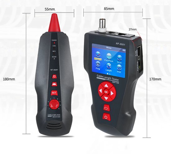 Multimeter - Lijn Tester - Verbinding Tester - Netwerk Controleren ...
