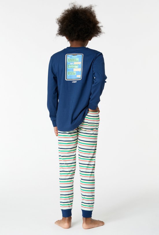 Woody pyjama jongens/heren - marineblauw - krokodil - 221-1-PLC-S/874 ...