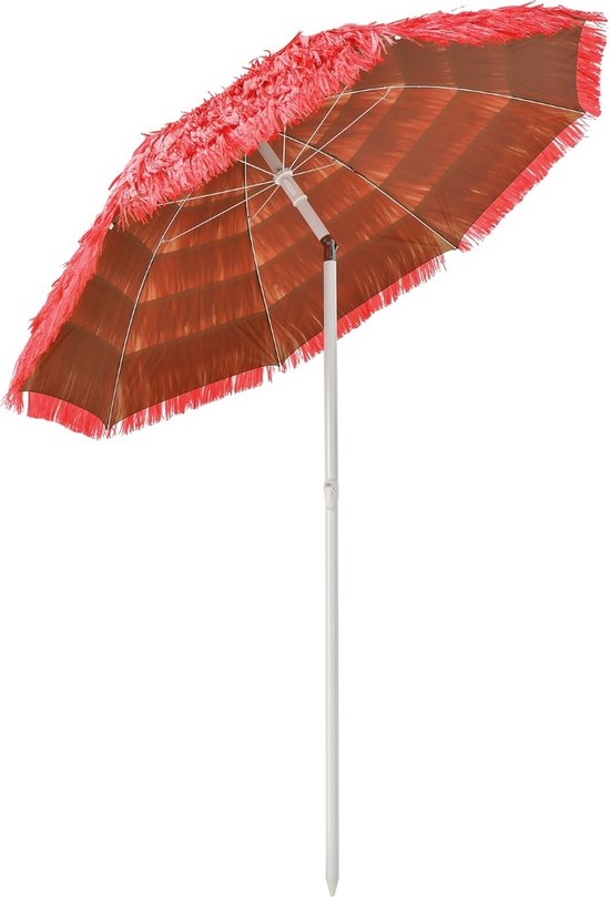 Coast Strandparasol Parasol - 200 cm - Rood | bol.com