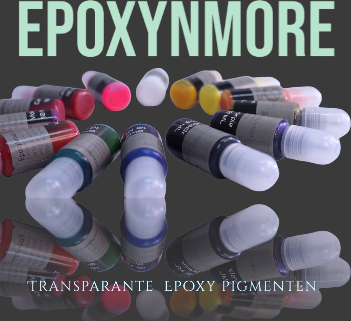 Transparante Epoxy kleurstof set 14 stuks 10ml flesjes-Epoxy kleur ...