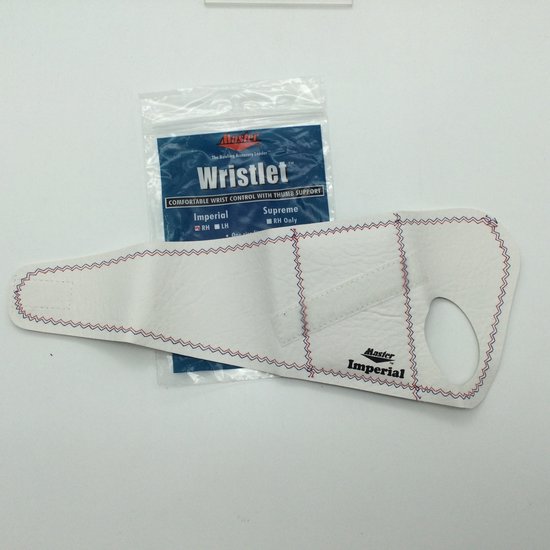 Bowling Bowlingwristlet, 'Master Wristlet Imperial' kleur wit, simpele ...