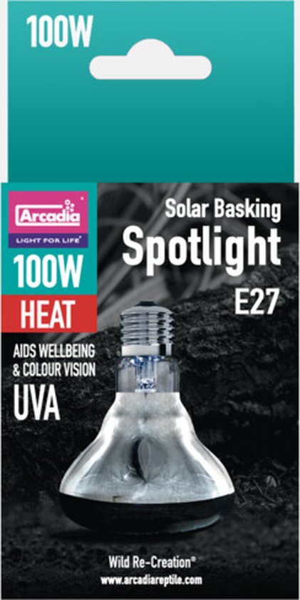 Arcadia Solar Basking Spotlight 100 Watt | bol.com