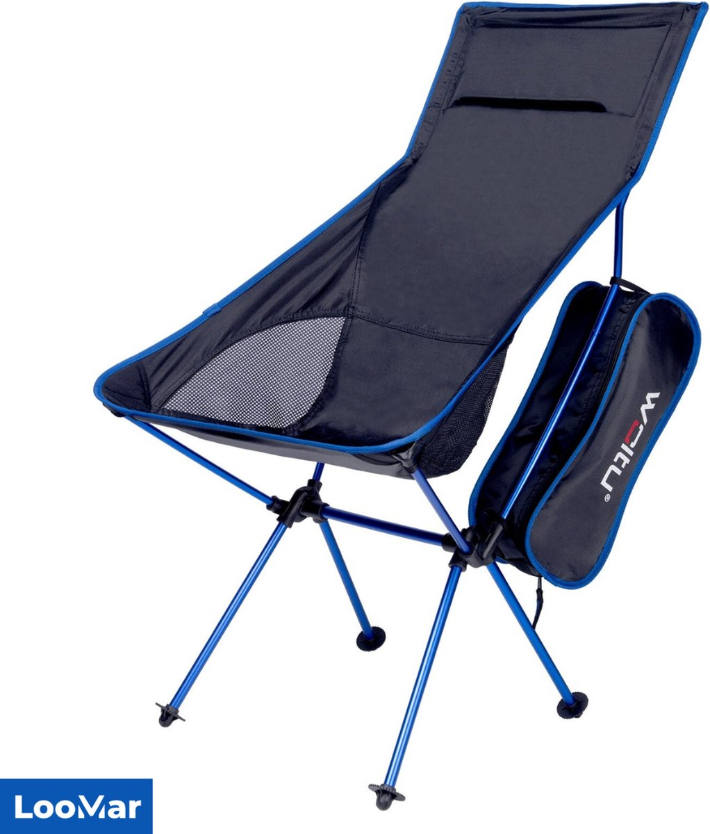 LooMar Camping Stoel Opbvouwbaar - Inklapbaar - Tuinstoel - Met ...
