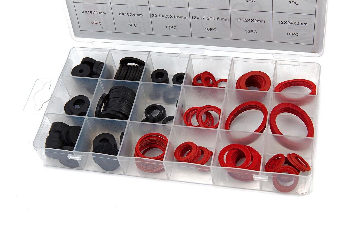 HBM 141 Delig Pakking Assortiment Rubber, Fiber en Klingerit | bol