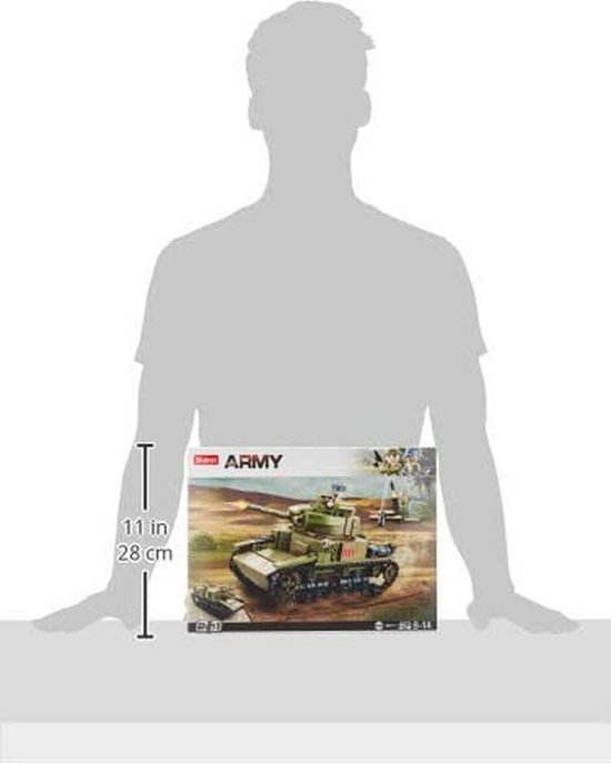 Sluban Army - Middel grote Italiaanse Tank 2in1 | bol.com
