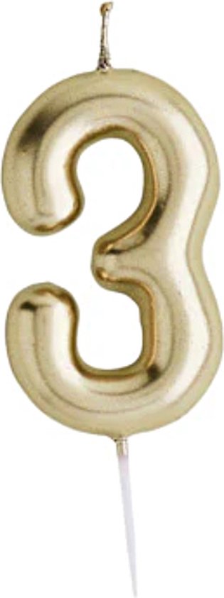 Cijfer 3 - Goud | bol