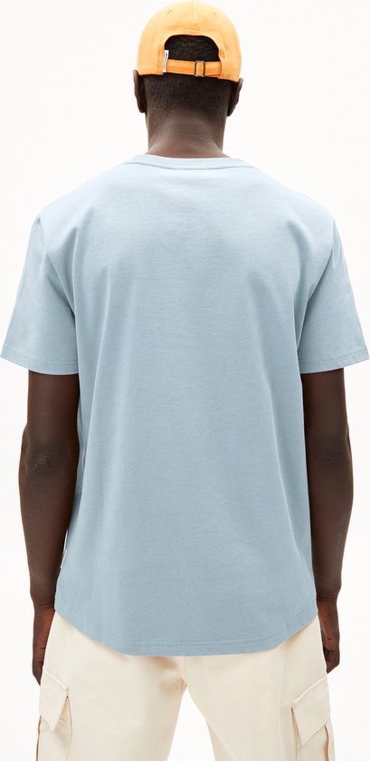 Armed Angels T-shirt - Slim Fit - Blauw - L | bol.com