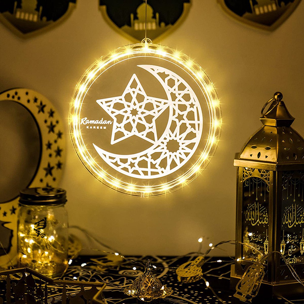 Handyworld - Ramadan Maan Verlichting - Ster - Islam - Moslim - Eid ...